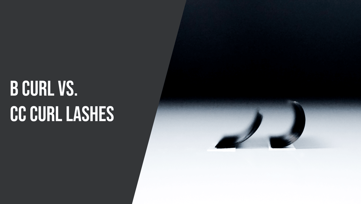 B Curl vs CC Curl Lashes | The Lash Professional