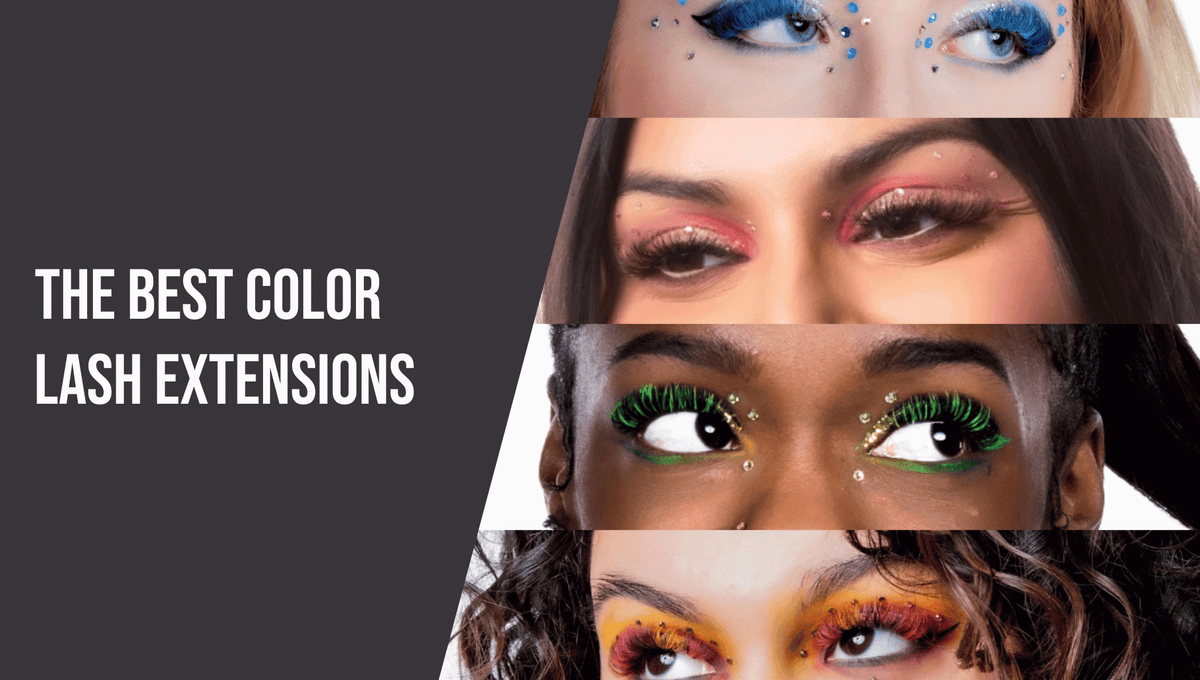 The Best Color Lash Extensions | Colored Lash Extensions | The Lash ...