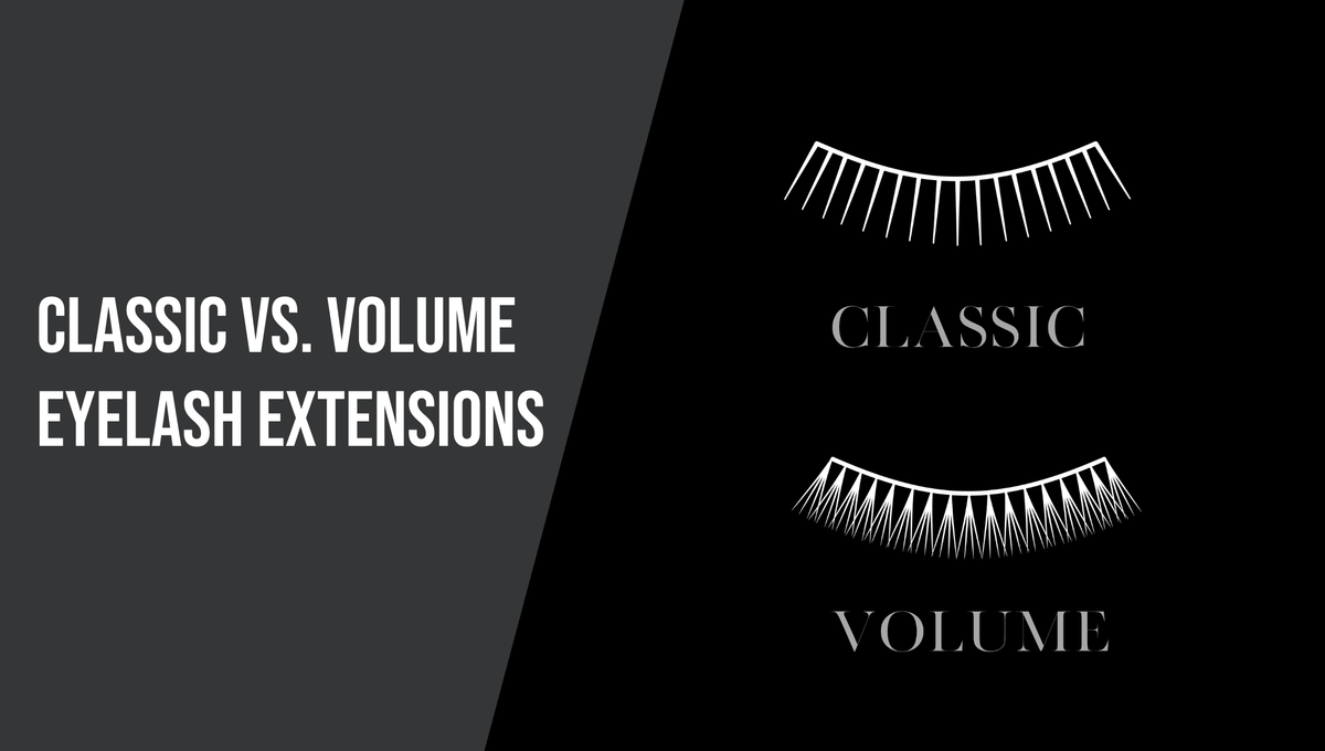 Classic vs Volume Eyelash Extensions - The Lash Professional