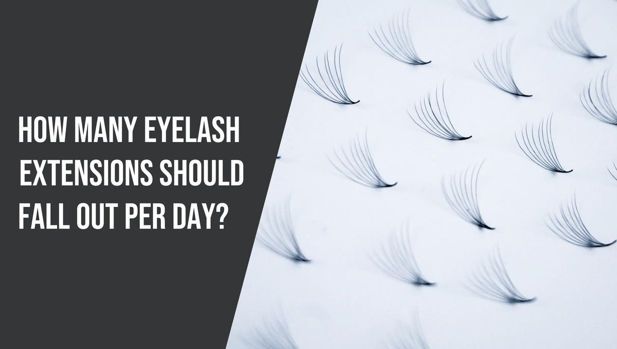 How Many Eyelash Extensions Should Fall Out Per Day? | The Lash ...