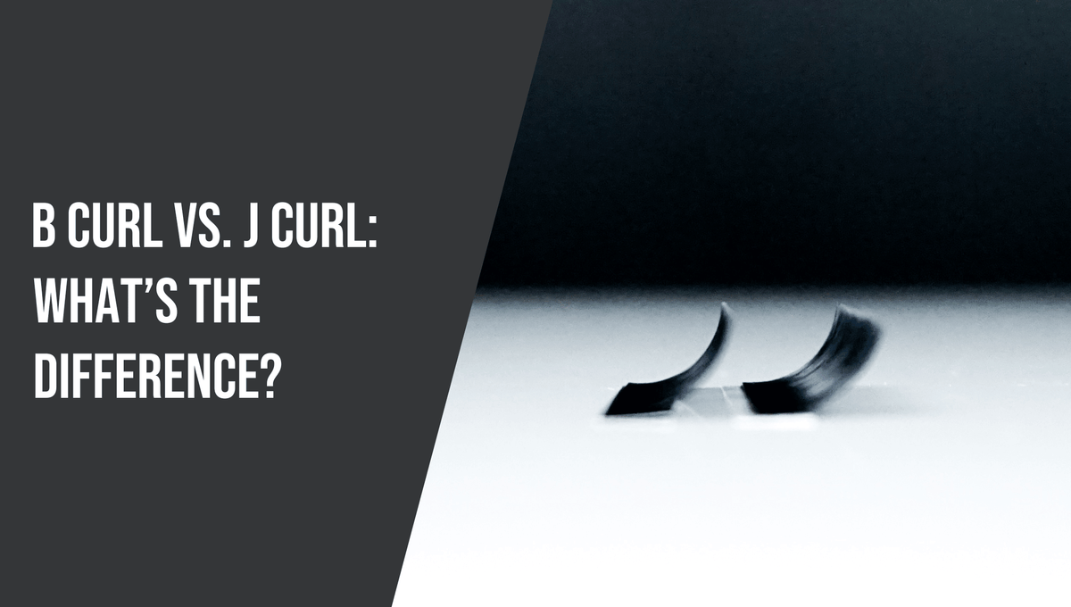 B Curl vs J Curl Lashes | The Lash Professional